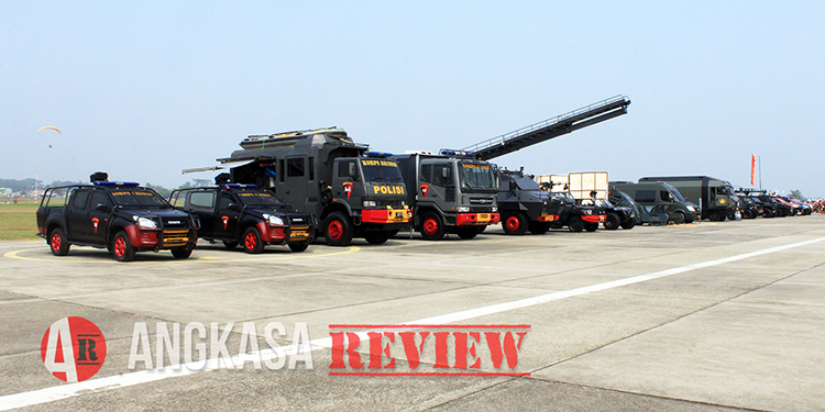 Deretan Alutsista TNI dan Polri Meriahkan Parade Nusantara Lanud ATS Bogor