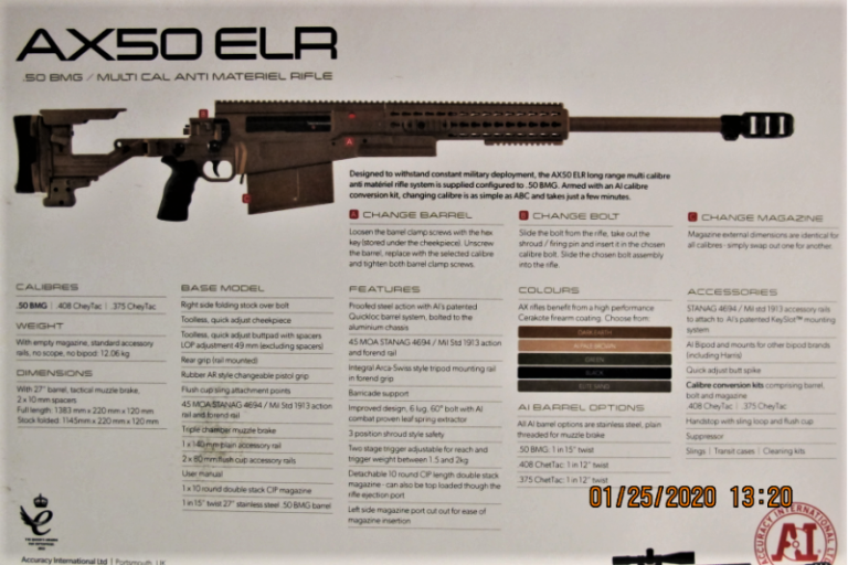 Accuracy International luncurkan dua senapan runduk terbaru