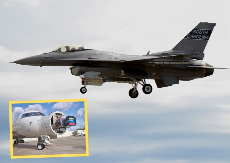 72 jet F-16 Air National Guard telah dilengkapi radar AN/APG-3 SABR