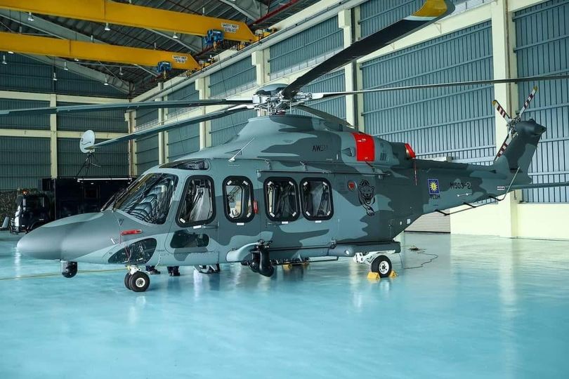 Malaysia terima dua helikopter maritim AW139 baru dari Italia