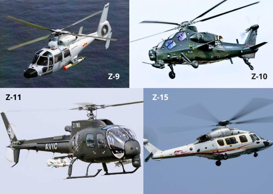 Deretan helikopter modern buatan China dari Z-9 sampai Z-17 (Bagian-1)