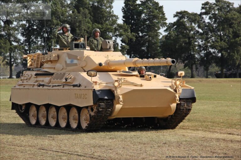 Tank TAM 2C Argentina akan dapatkan turret baru dari IMPSA