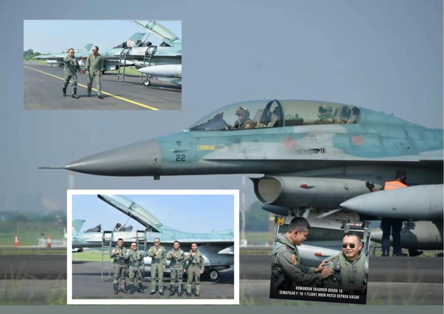 Jenderal Dudung dapat Brevet Wing Kehormatan TNI AU dan Patch F-16
