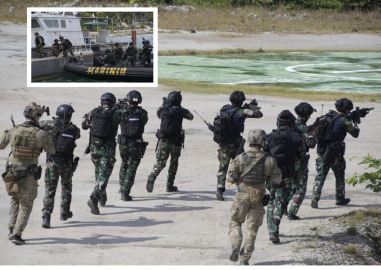 Koopssus TNI latihan dengan PAT USSOCPAC di Kepulauan Riau