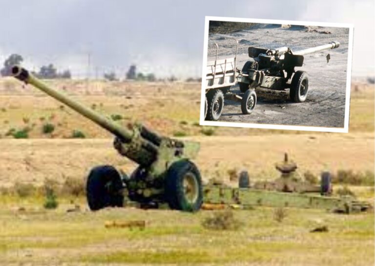 Tentara Ukraina gunakan 'karya museum' meriam M-46 model 1954