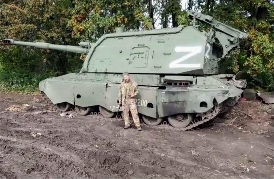 Tentara Ukraina tangkap 2S33 MSTA-SM2 SPH generasi terbaru milik tentara Rusia