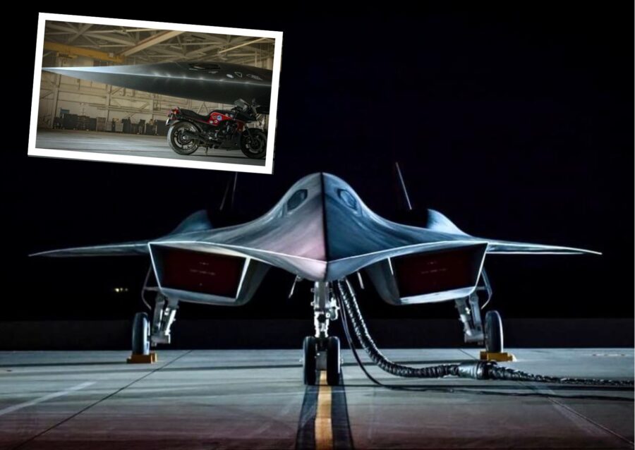 Tak hanya di film Top Gun, wujud Darkstar diperlihatkan langsung ke publik