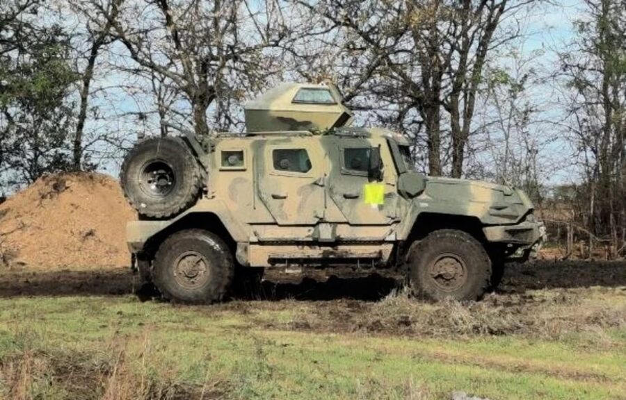 Ukraina tangkap MRAP terbaru Rusia VPK-Ural