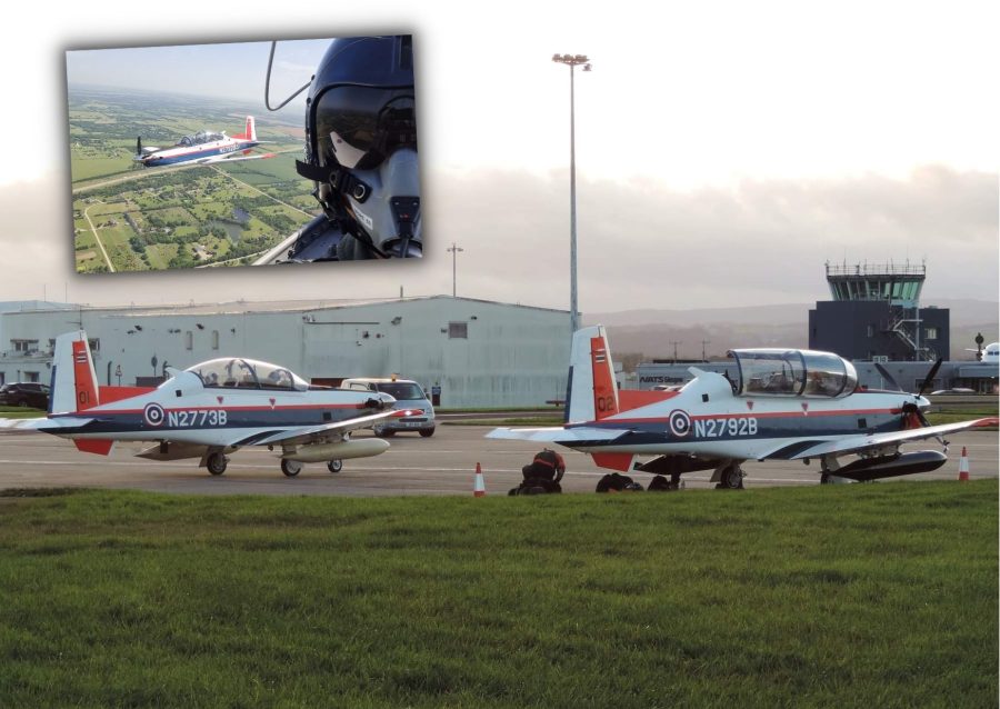 RTAF terima dua pesawat latih T-6TH Texan II dari AS