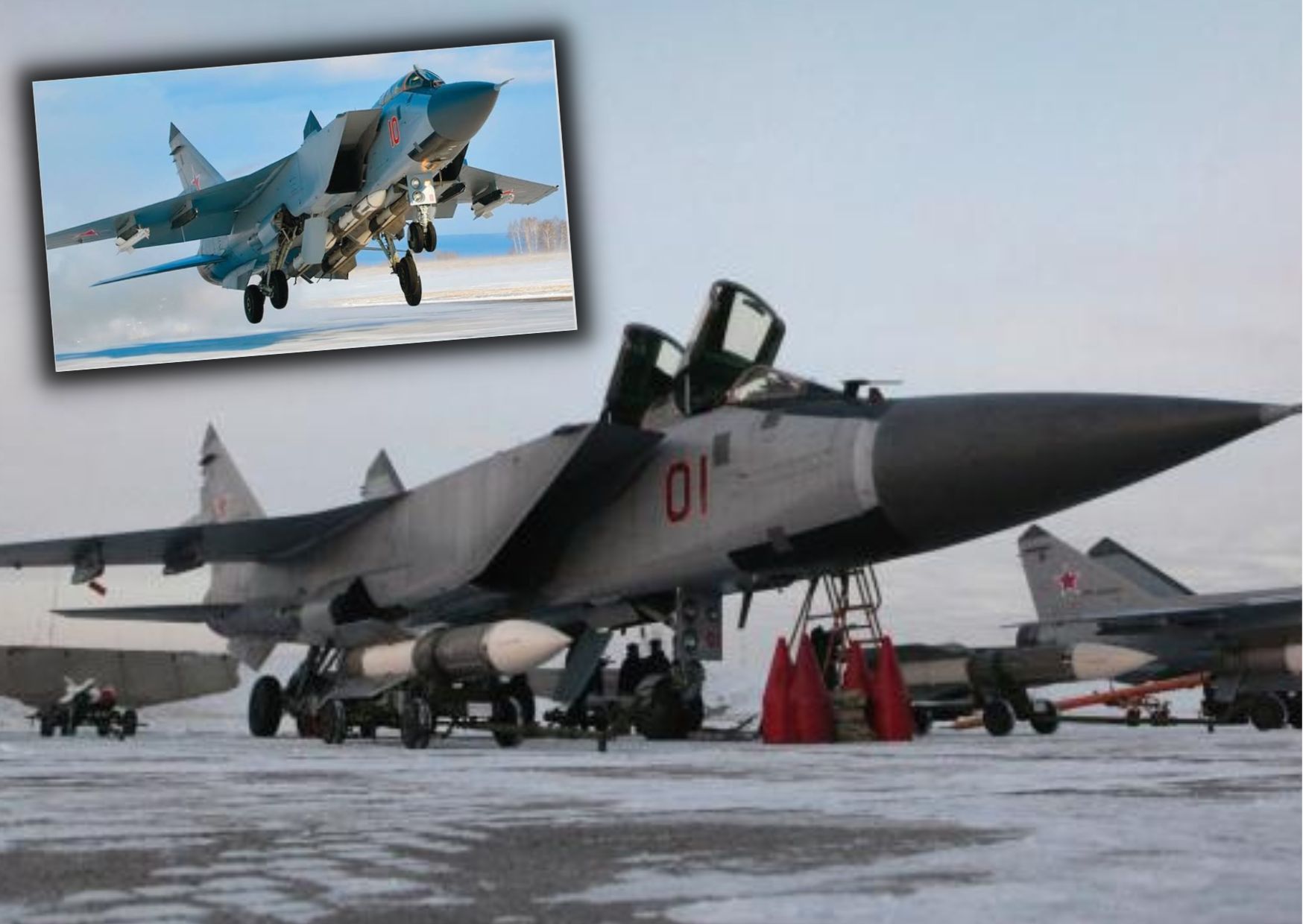 MiG-31BM AU Rusia dengan rudal R-37 bertempur di medan perang Ukraina ...