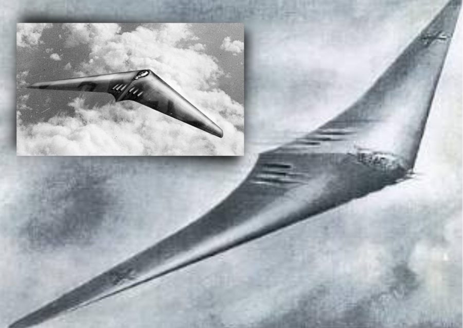 Selayang pandang, pembom sayap terbang Jerman Horten H.XVIII era Perang ...