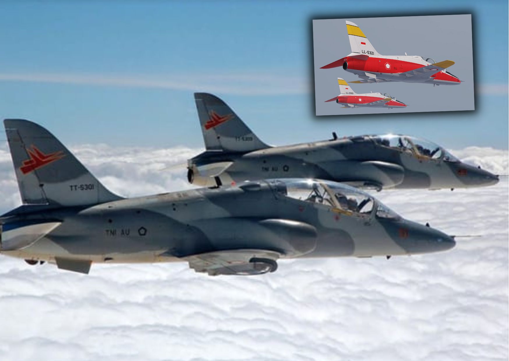 Mengenang BAE Hawk Mk.53 milik Skadron Udara 15 TNI AU