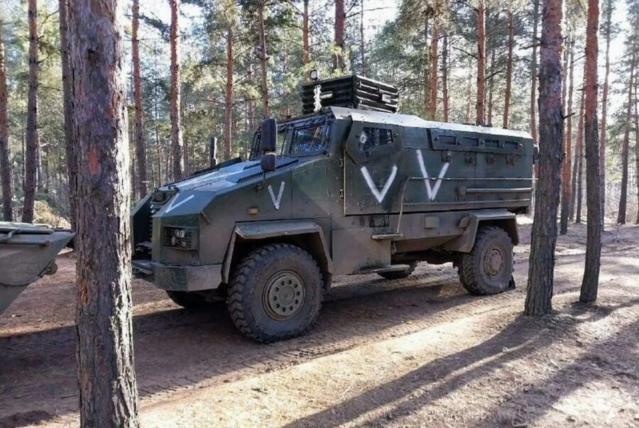 Pasukan Rusia gunakan Kirpi MRAP hasil rampasan dari pasukan Ukraina ...