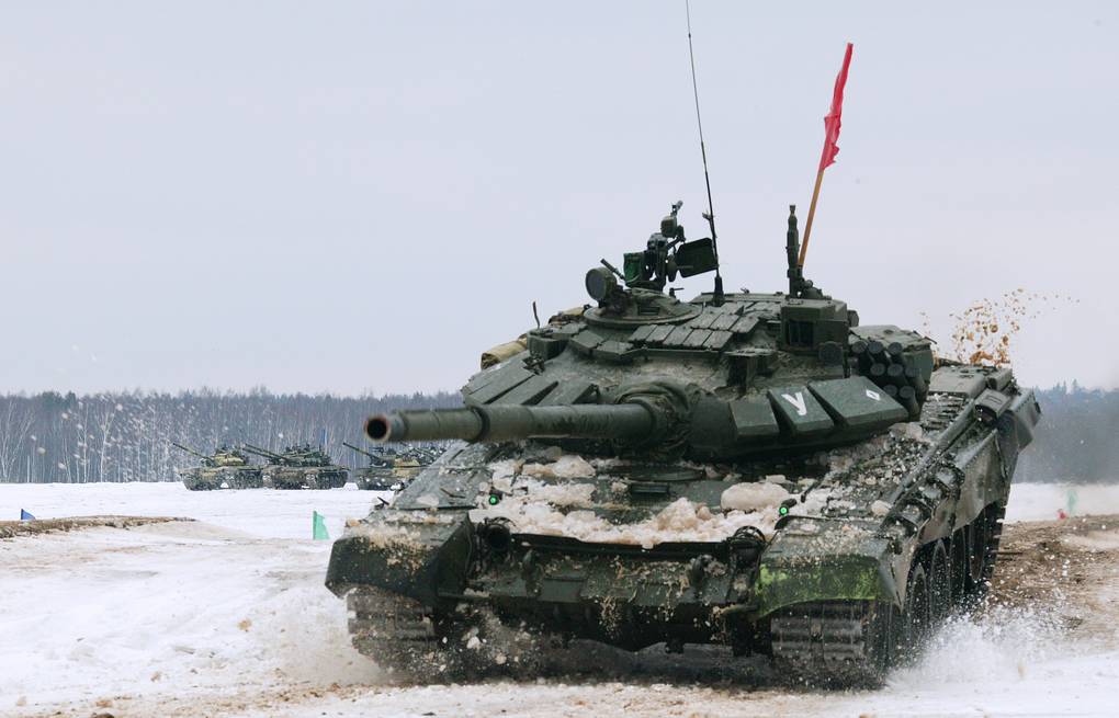 Rusia kembangkan kendaraan robot tempur berbasis tank T-72B3