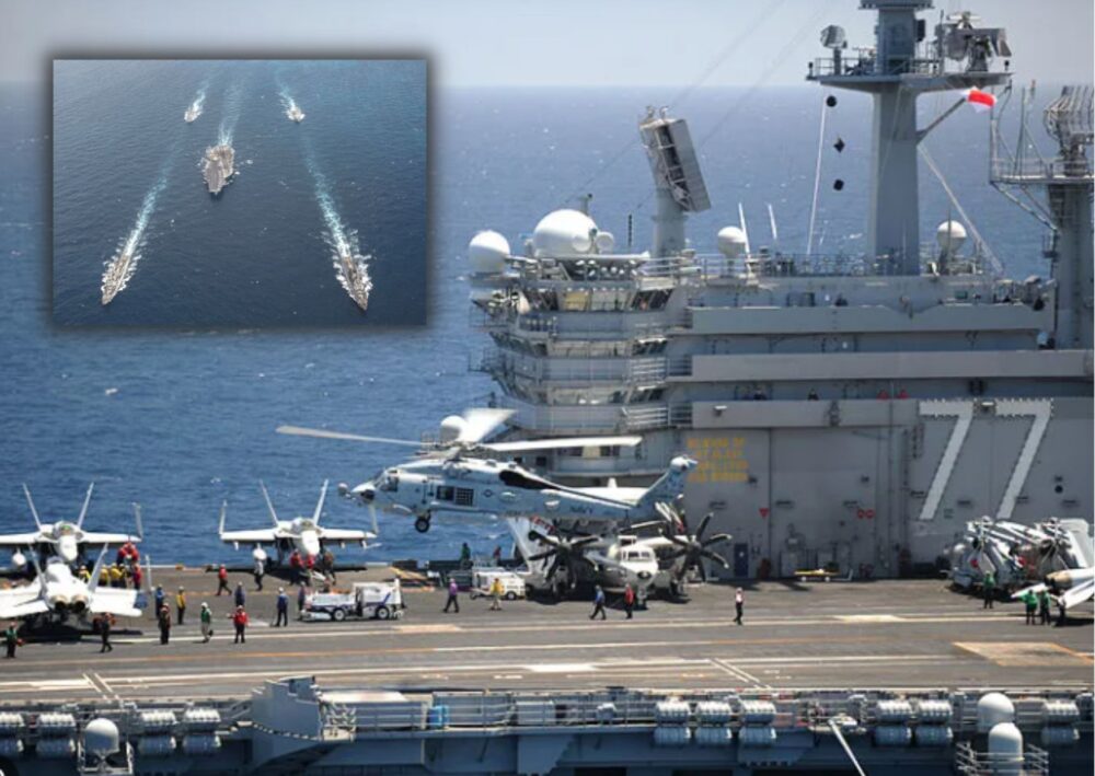 Mengenal komposisi Grup Serangan Kapal Induk USS George H.W. Bush (CVN-77)