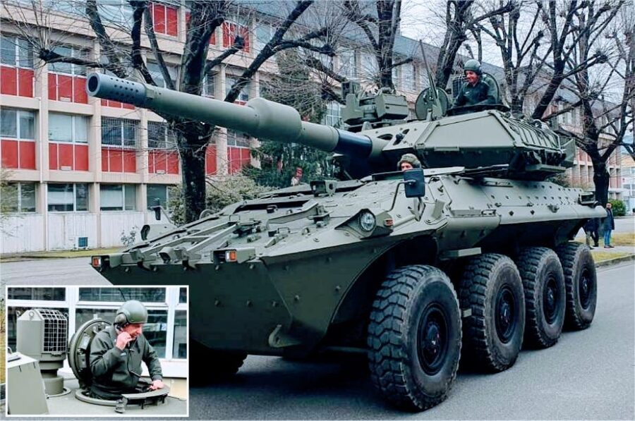 Dua FSV Centauro ll 8X8 pesanan Brasil dari Italia telah selesai diproduksi