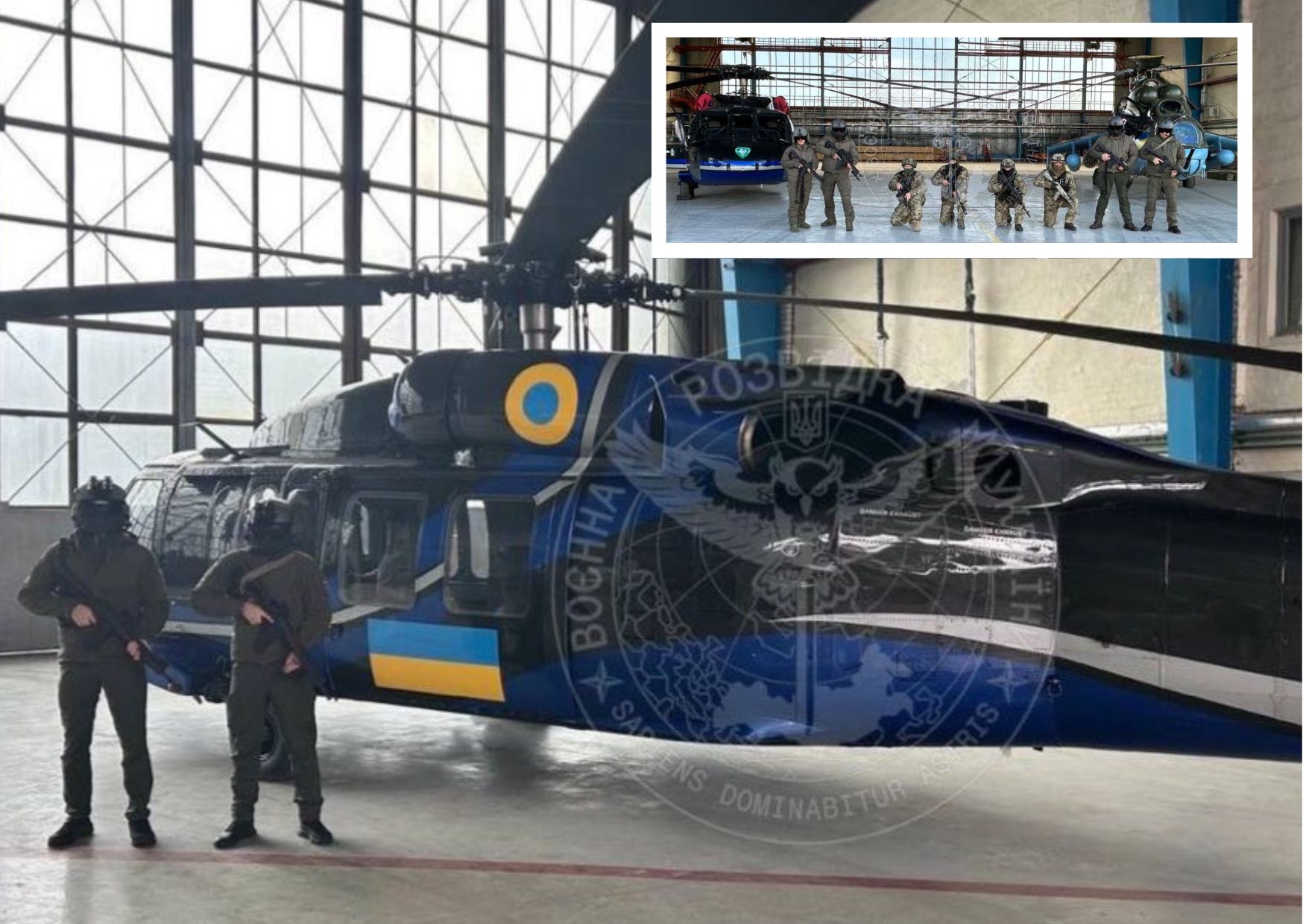 Helikopter Black Hawk tampak berada di Ukraina