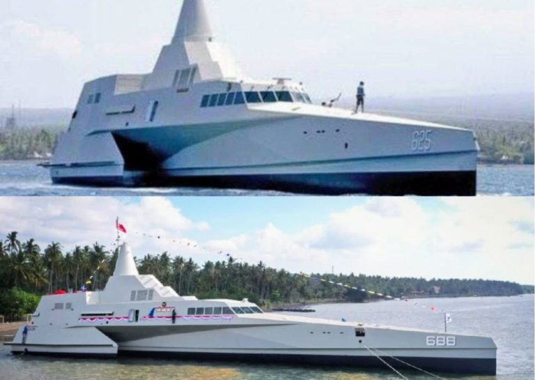 Mengenal KCR Trimaran berdesain siluman milik TNI AL: KRI Klewang dan ...