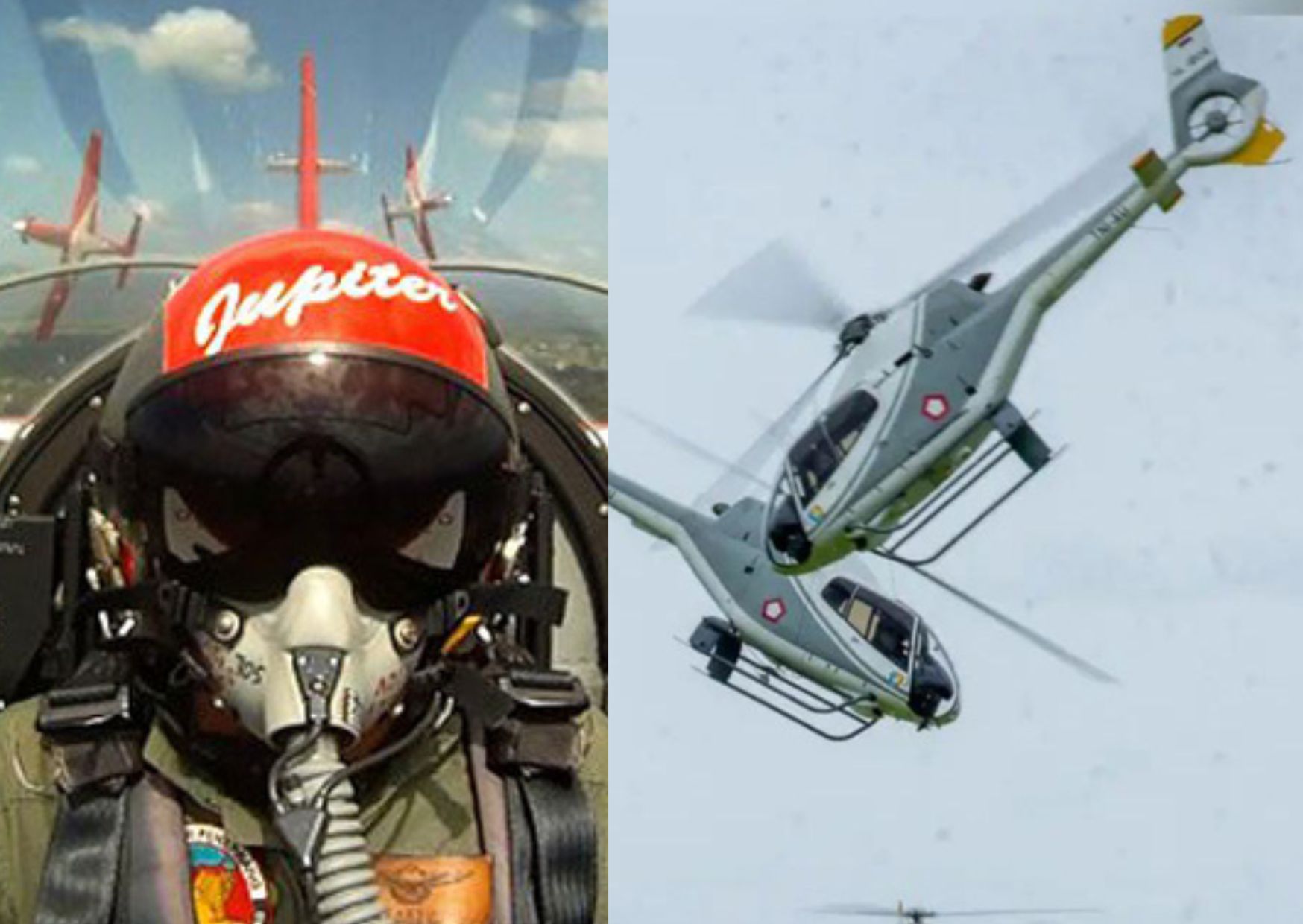 JAT dan Helicopter Display Team EC120B siap tampil di HUT TNI AU 9 ...