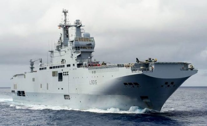 Intip LHD Dixmude Angkatan Laut Prancis yang mengunjungi Indonesia