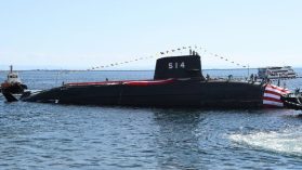 AL Jepang resmi tugaskan kapal selam SS-514 Hakugei