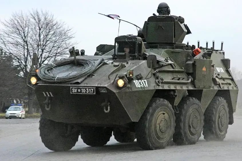 Slovenia diam-diam kirimkan 20 Valuk 6X6 APC ke Ukraina