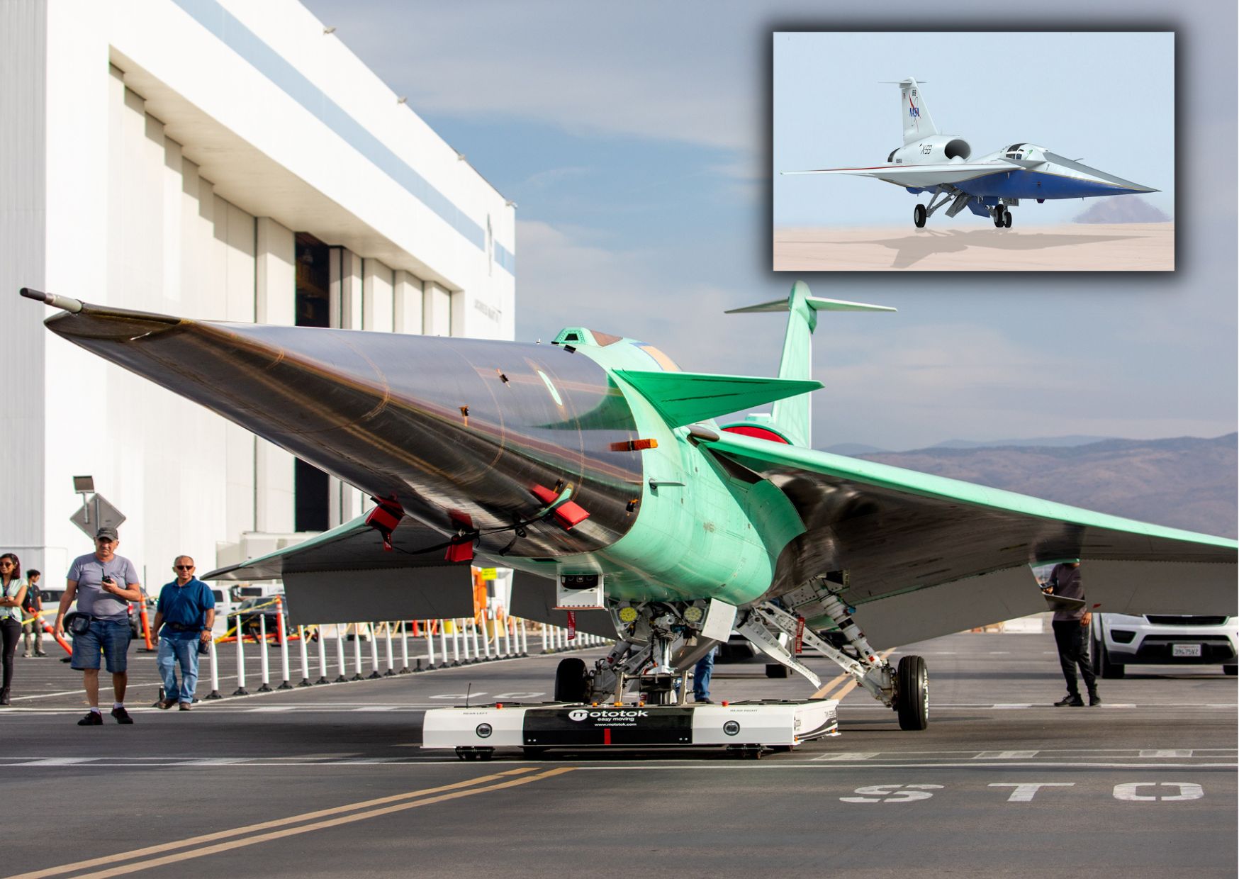 Lockheed Martin pindahkan X-59 ke tempat pengujian darat