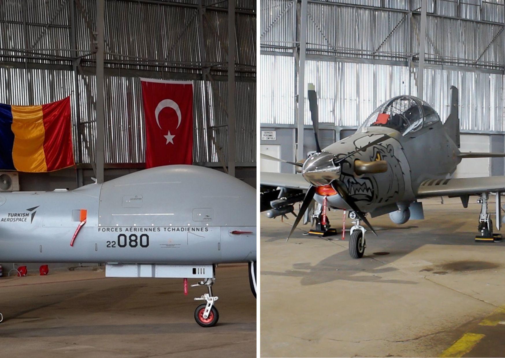 Chad terima pesawat serang ringan Hürkuş dan ANKA UCAV dari Türkiye