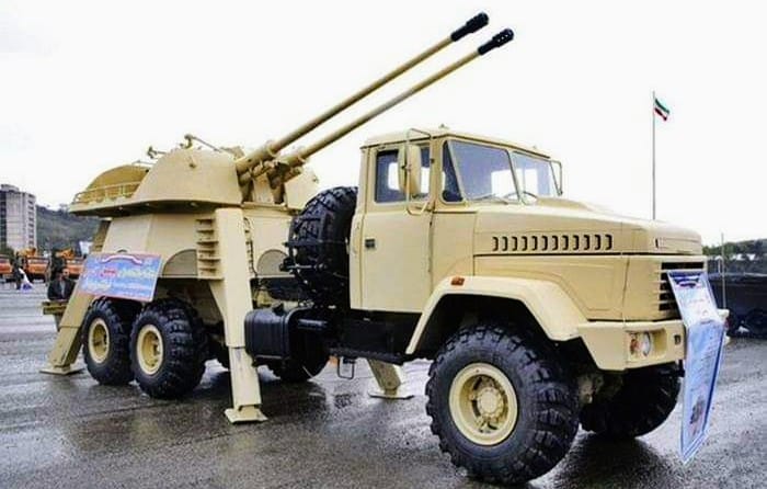 Mengenal Bahman, SPAAG buatan Iran dengan kanon ganda 57 mm