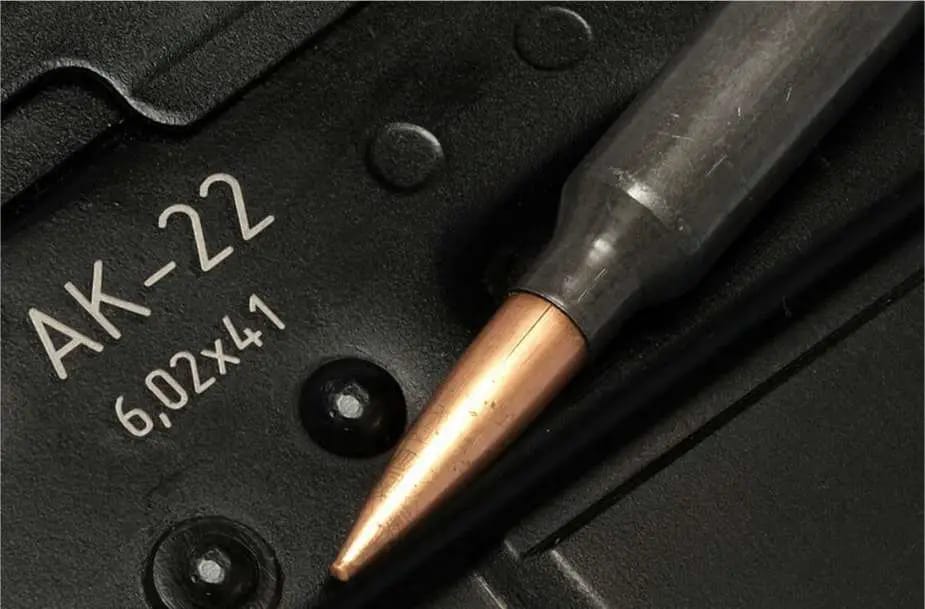 Kalashnikov mengembangkan peluru baru kaliber 6,02x41 mm untuk senapan serbu AK-22 dan senapan ...