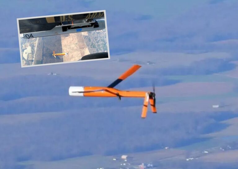 Drone Altius 700 berhasil diluncurkan dari helikopter Black Hawk ...