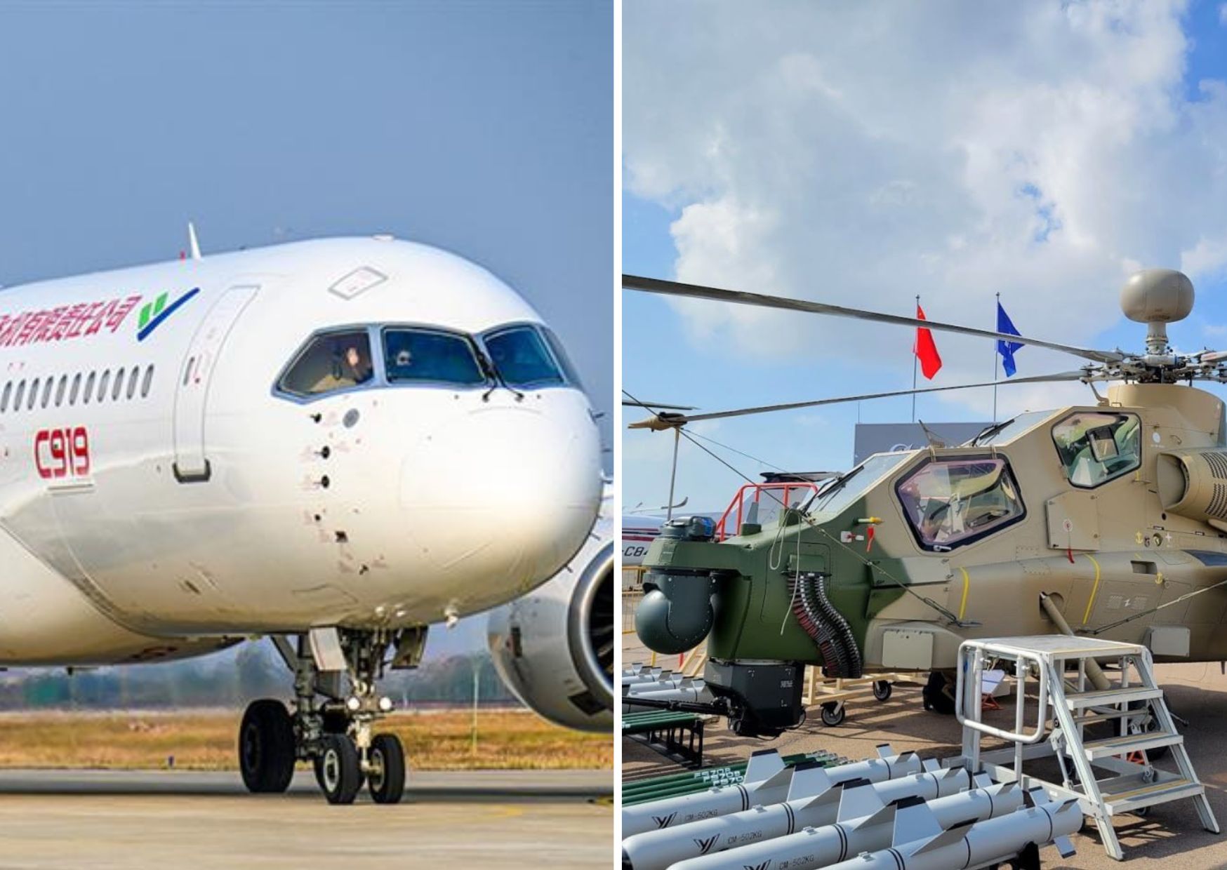 Strategi jemput bola Tiongkok menghadirkan pesawat C919 dan helikopter serang Z-10ME di ...