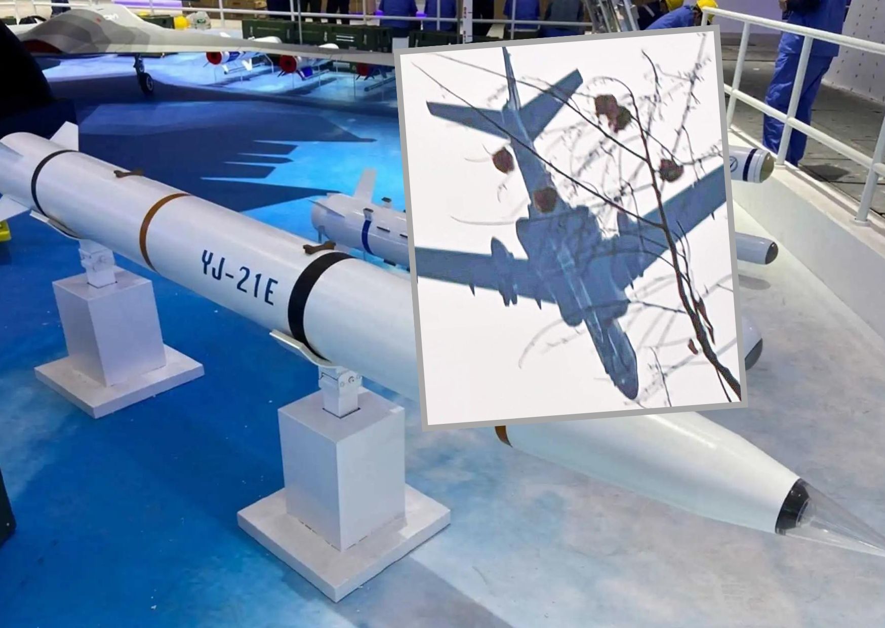 Tertangkap kamera, pembom H-6N China terlihat mengusung rudal balistik pembunuh kapal induk YJ-21