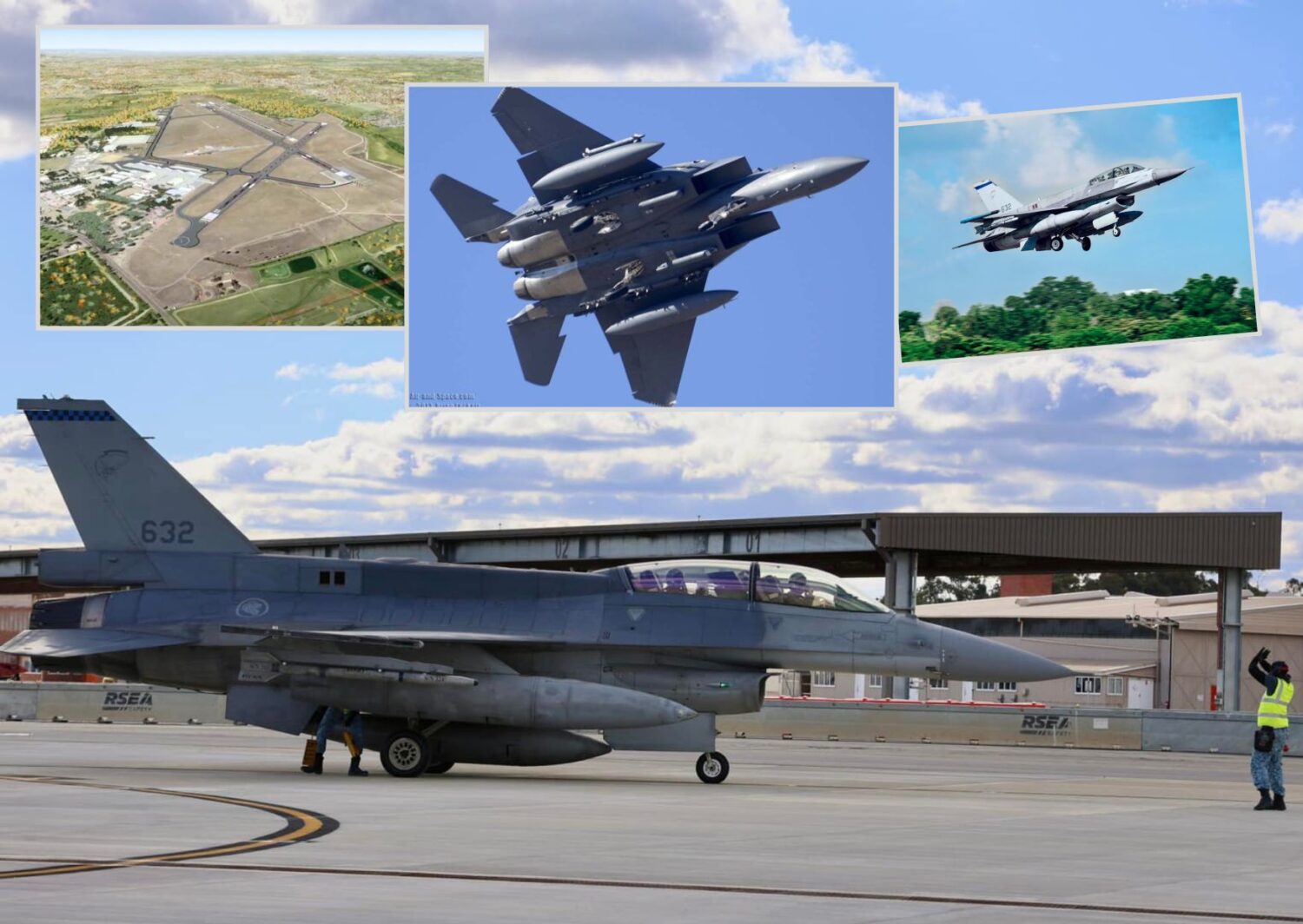 Angkatan Udara Singapura mulai menempatkan Detasemen Petarung F-16 dan ...