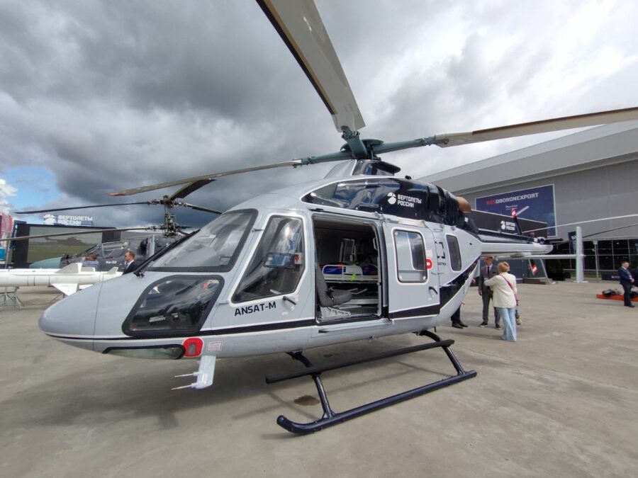 Forum Army-2024: Rostec menghadirkan Ansat-M, versi baru helikopter ...