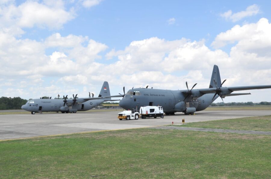 TNI AU - RAAF menggelar Latma Rajawali Ausindo 2024 di Lanud Adisutjipto