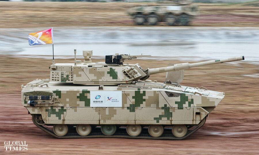 China luncurkan tank ringan VN12A 105 mm, dikembangkan dari VN12 IFV