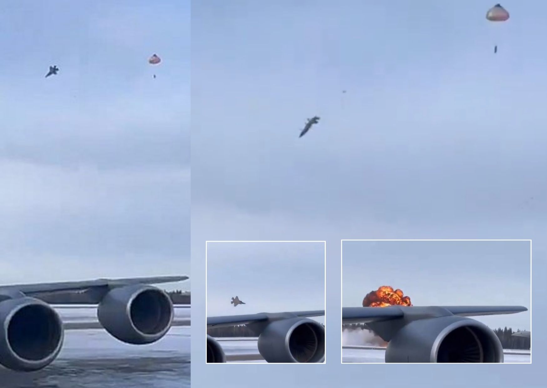 Jet tempur F-35 USAF jatuh di Pangkalan Angkatan Udara Eielson di ...