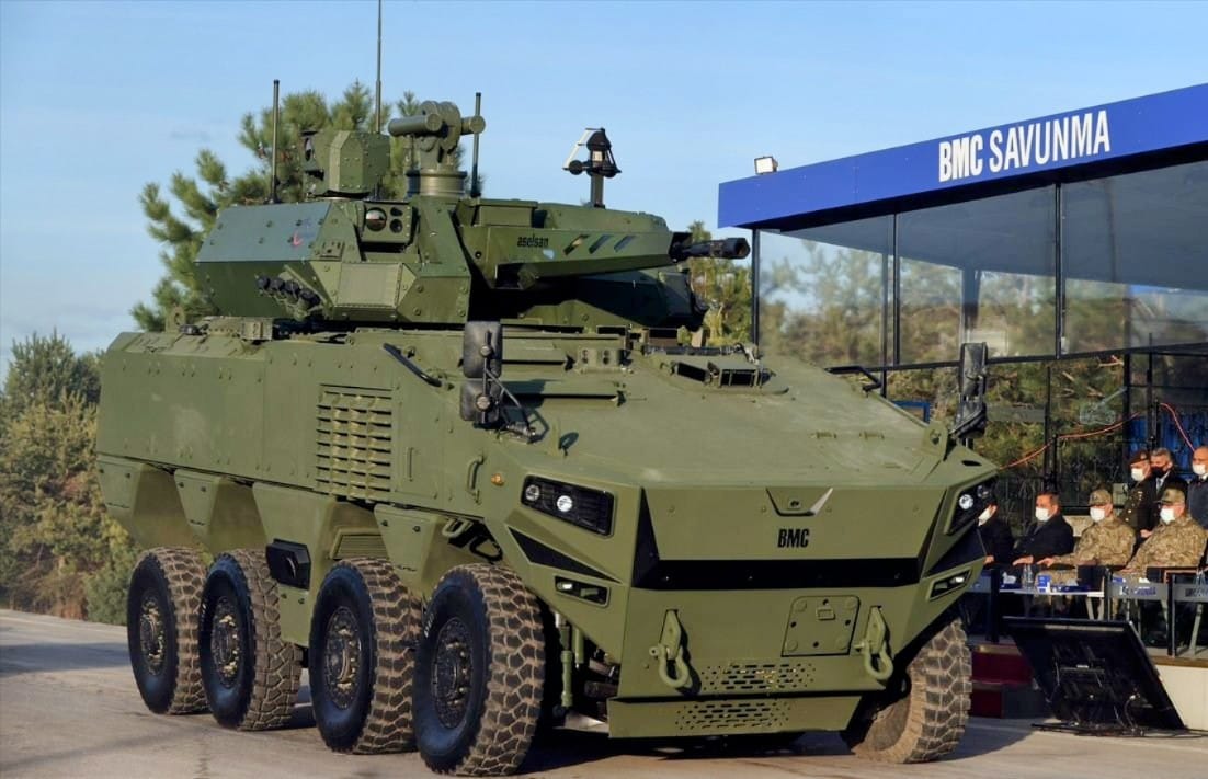 Angkatan Darat Turkiye akan menerima kendaraan tempur Altug 8X8 ...
