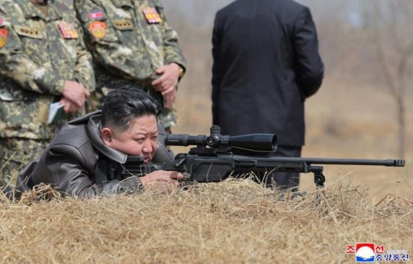 Kim Jong-un uji coba senapan runduk baru untuk pasukannya, mirip Steyr ...