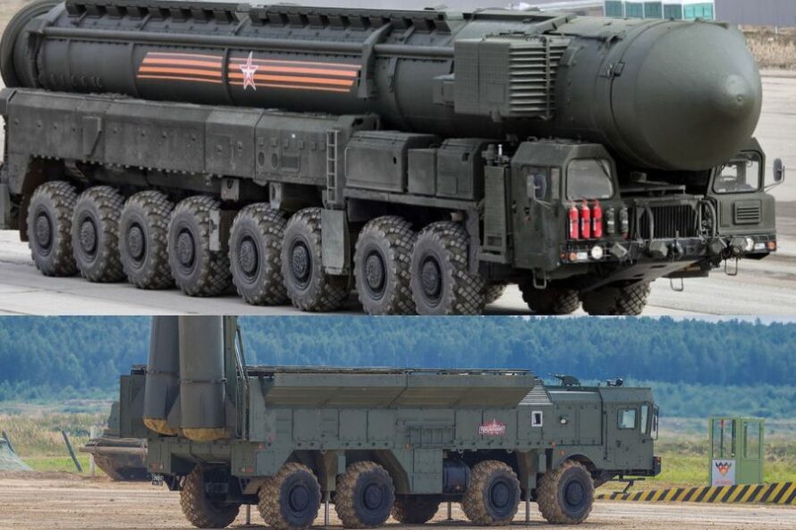 Rudal balistik hipersonik Oreshnik menggunakan kendaraan pengangkut ...